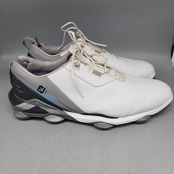 FootJoy | Shoes | Footjoy Tour Alpha Golf Shoes 5556 White Mens Size 3 ...